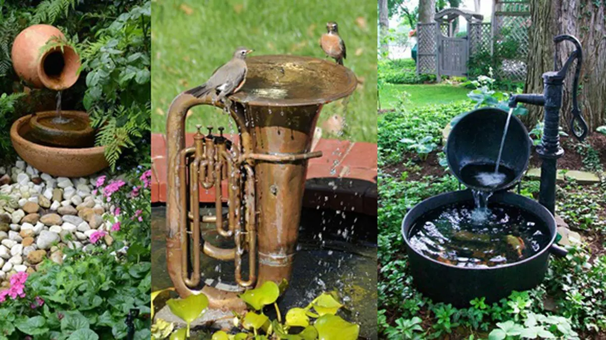 9 Inspirasi Pancuran Taman Yang Menambah Kesegaran Rumah - Photo Fimela.com