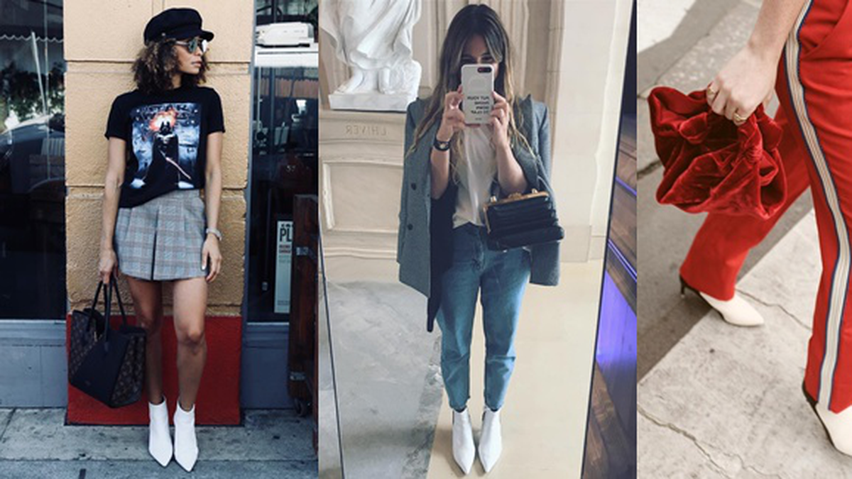 Tren Sepatu Boots Putih Jadi Hits di Awal Tahun Ini - Photo Fimela.com