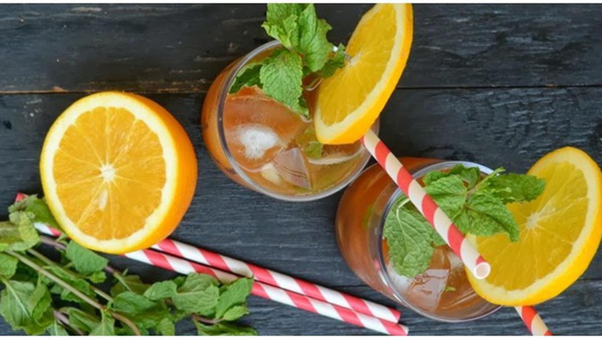 Orange-Mint Iced Tea - Lifestyle Fimela.com
