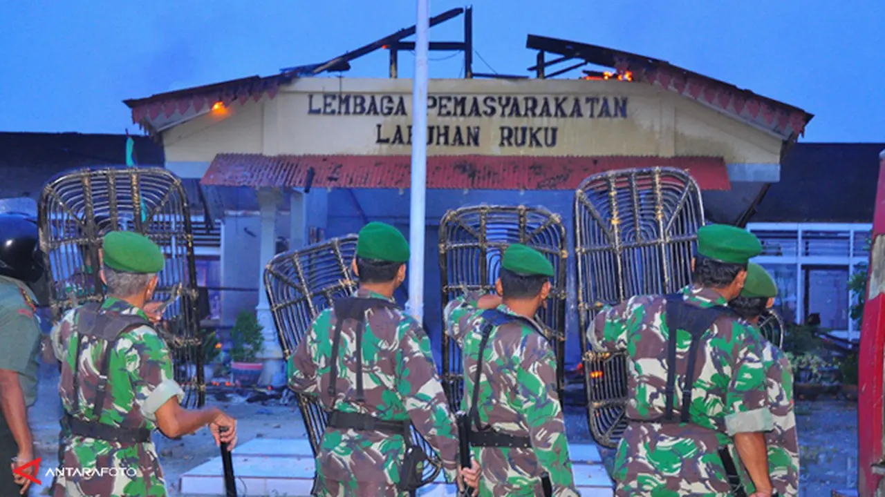 Kerusuhan Lapas Labuhan Ruku Sumut, 30 Napi Kabur - News Liputan6.com