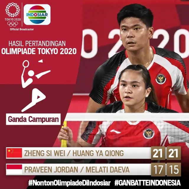 Hasil Dan Jadwal Siaran Langsung Bulu Tangkis Olimpiade Tokyo 2020 Di