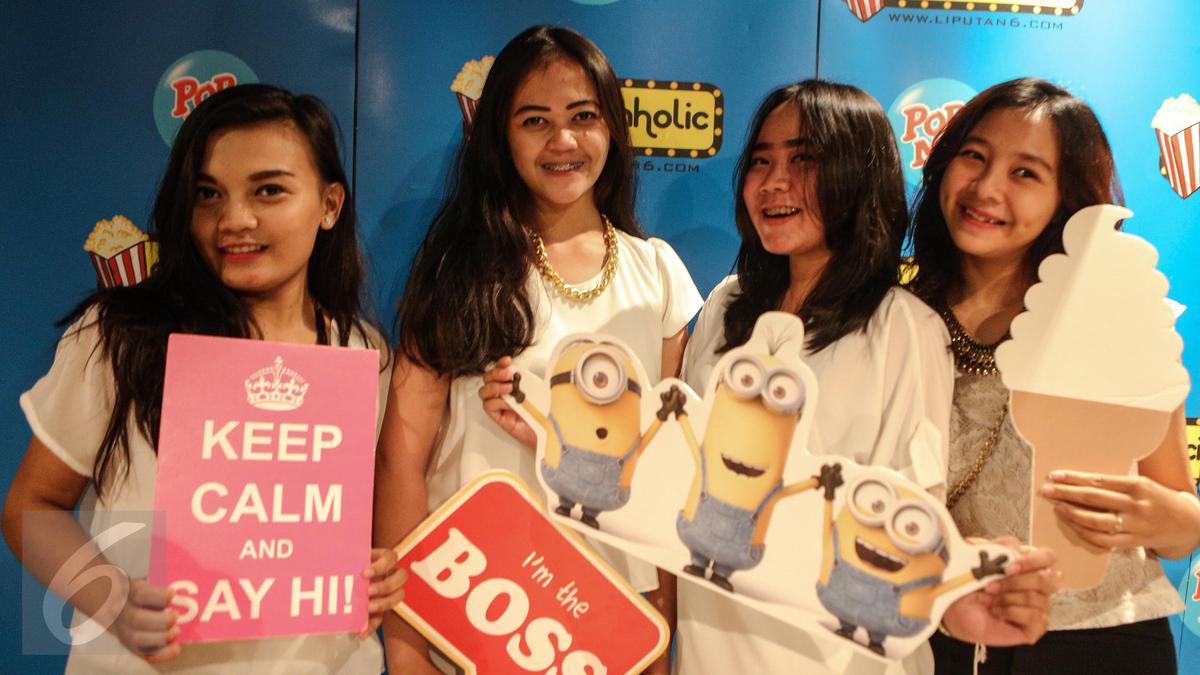 Nobar Minions Bareng Cinemaholic dan Pop Mie Berlimpah Tawa - ShowBiz Liputan6.com