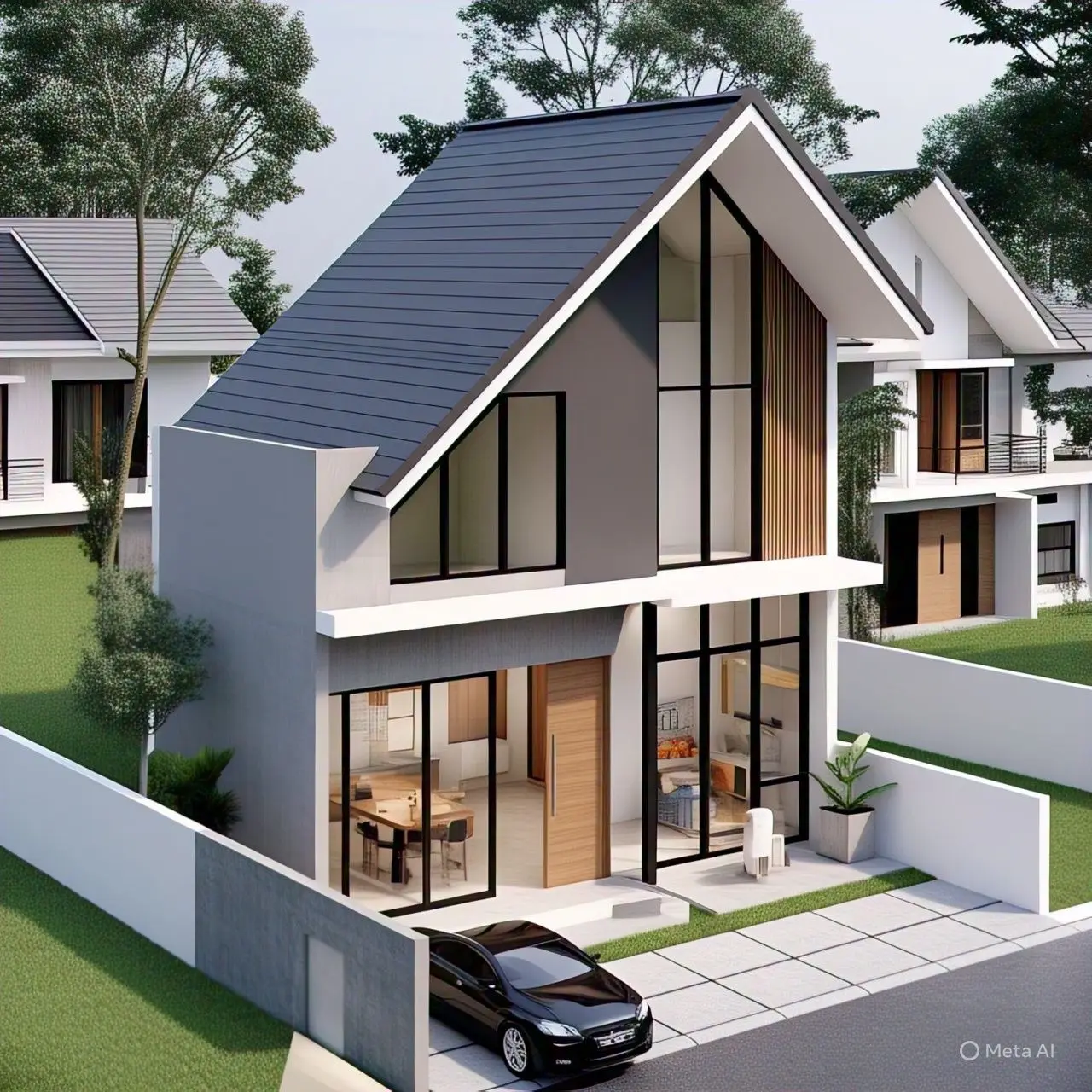 5 Inspirasi Model Atap Rumah Miring Satu Arah ke Depan, Unik dan Penuh ...