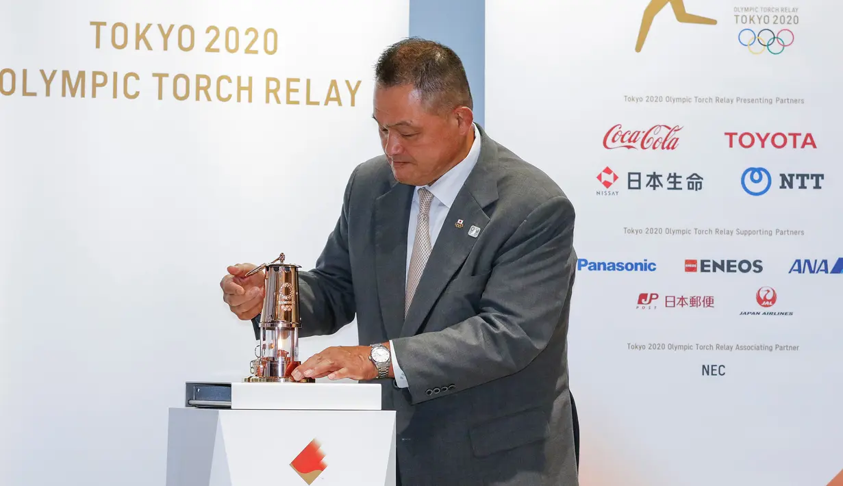FOTO: Api Olimpiade Tokyo Mulai Dipajang - Foto Liputan6.com