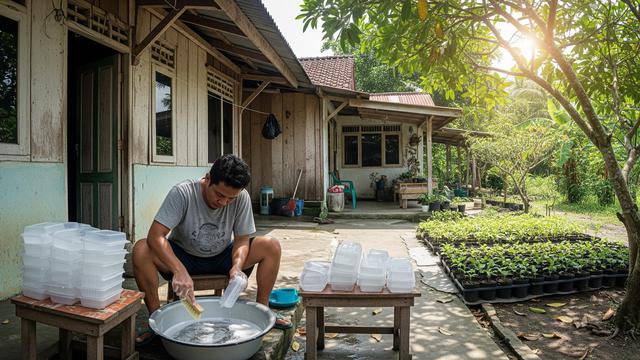 Cara Membuat Pot Tanaman dari Thinwall Bekas, Simpel dan Jadi Peluang Usaha