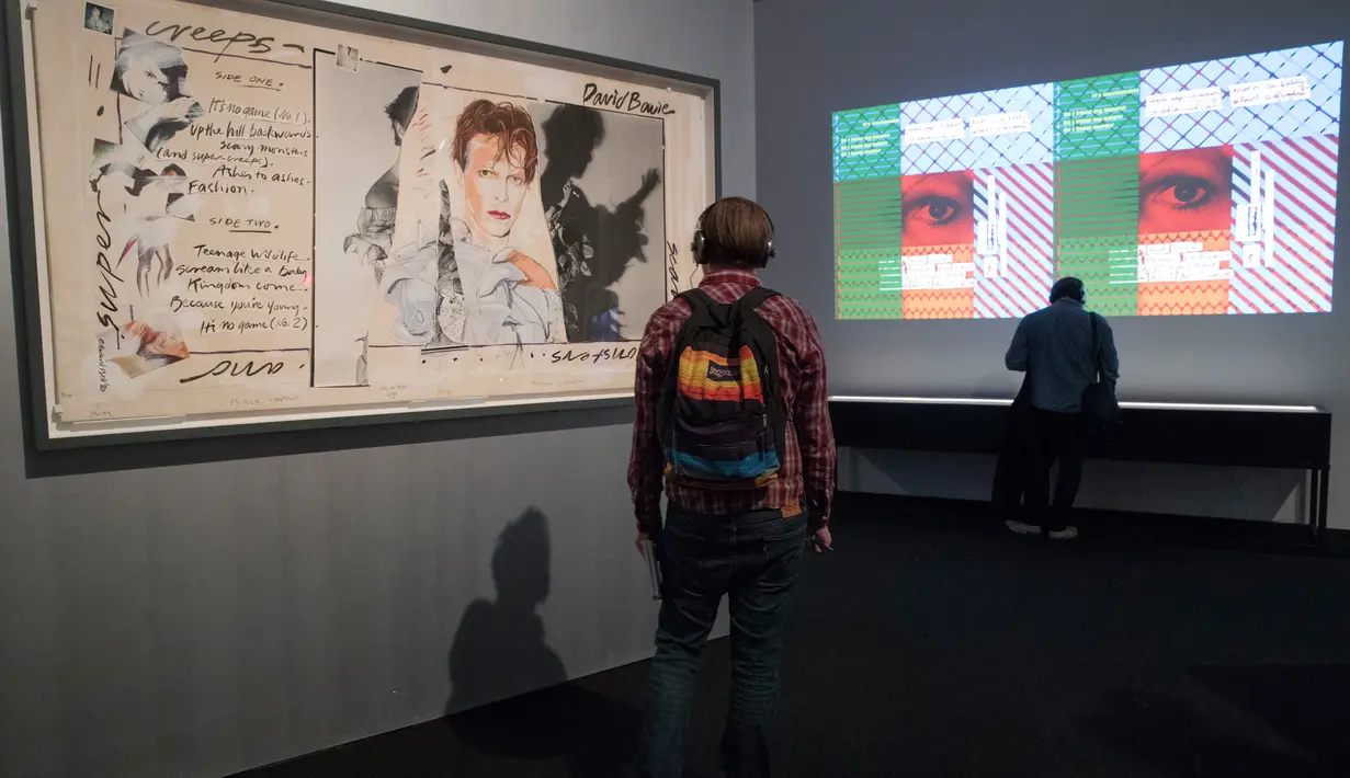 FOTO: Melihat Isi Pameran David Bowie di Museum Brooklyn - Foto ...