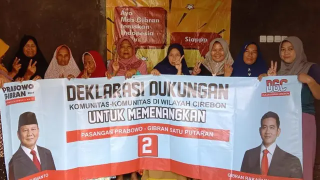 Harapan Emak-Emak hingga Pedagang Pasar di Cirebon Dukung Prabowo ...