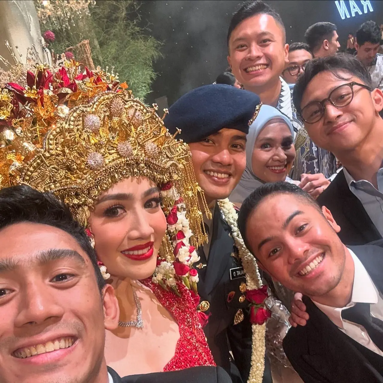 6 Potret Daffa Wardhana di Pernikahan Febby Rastanty, Teman SMA Drajat ...