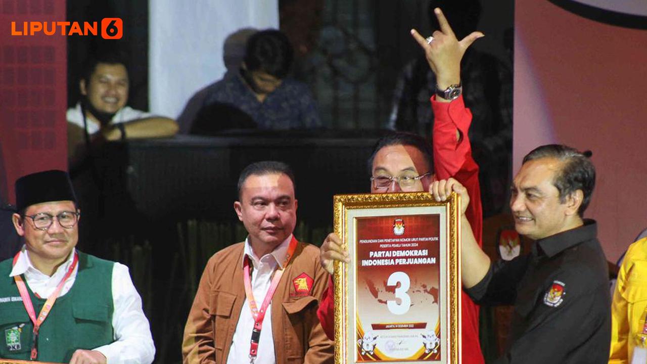 Infografis KPU Tetapkan Nomor Urut Parpol Peserta Pemilu 2024