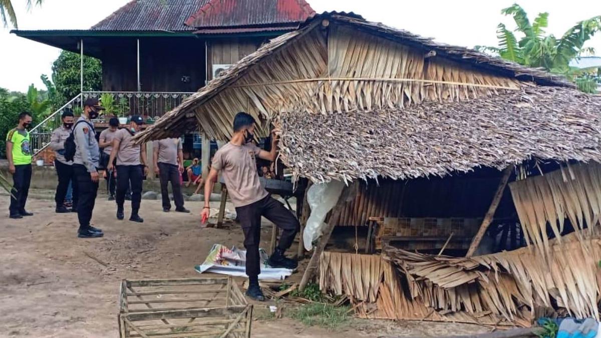 Puluhan Botol Alat Hisap Sabu Berserakan di Pondokan Daun Nipah di Ogan ...