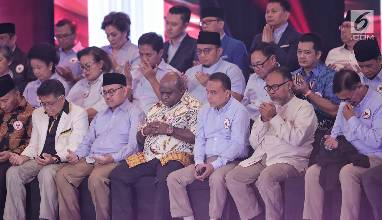 FOTO: Tokoh Pendukung Capres dan Cawapres di Debat Perdana Pilpres 2019 ...