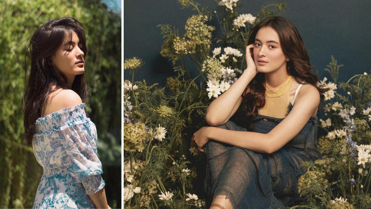 Potret Mawar Eva yang Gemar Foto dengan Latar Belakang Tanaman Hijau ...