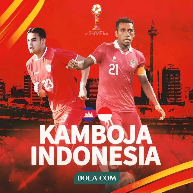 Link Live Streaming Piala AFF U-19 2024 Kamboja vs Indonesia, Sabtu 20 Juli Pukul 19.30 di SCTV ...