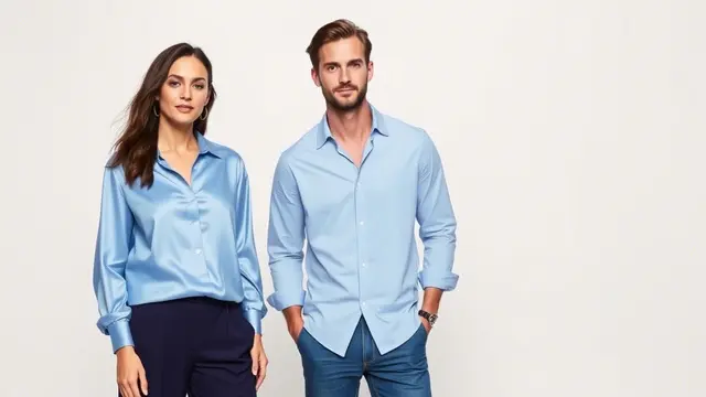 9 Inspirasi Outfit Biru Muda, Cocok untuk Pria dan Wanita - Hot ...