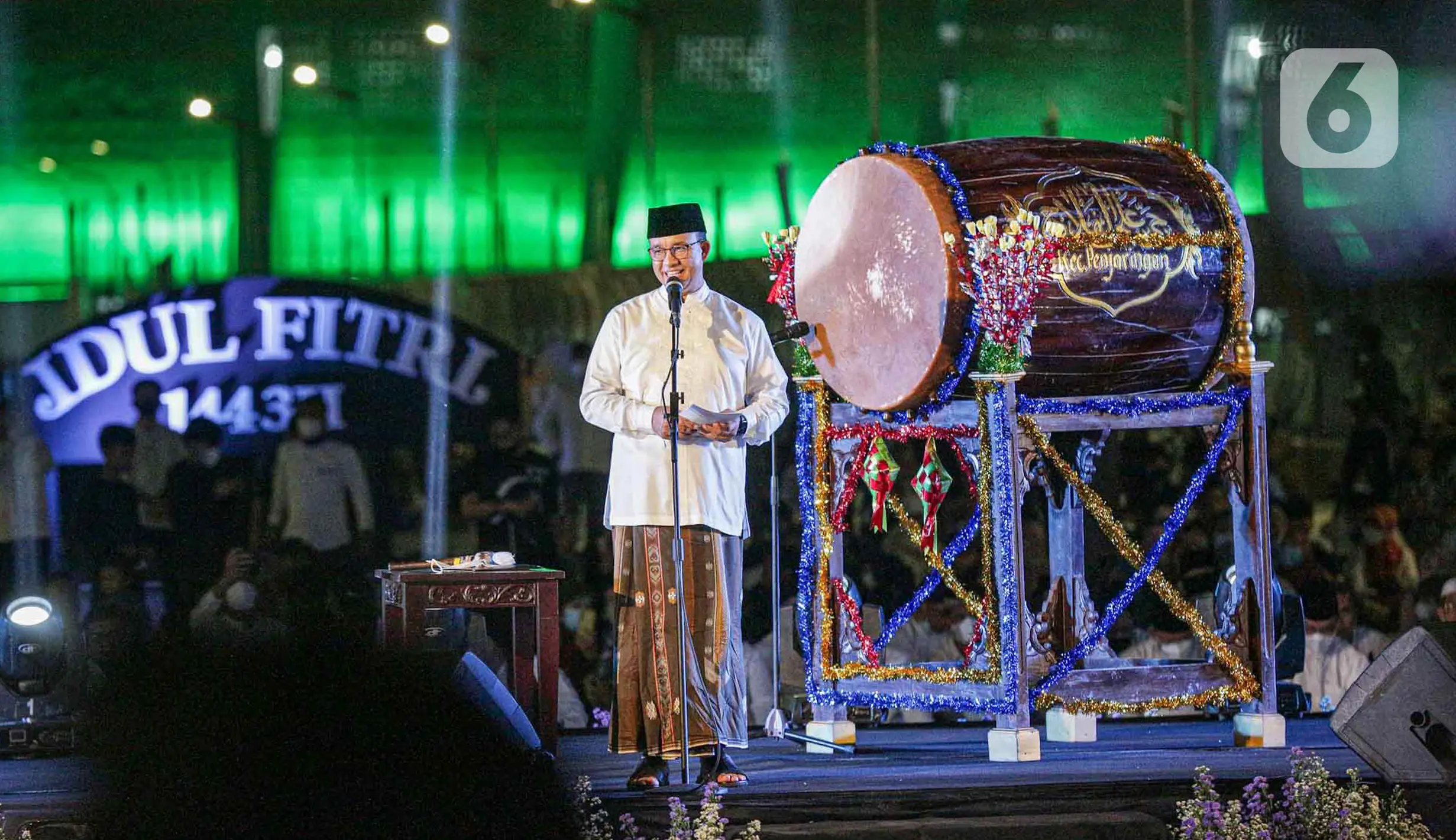 FOTO: Festival Tabuh Bedug Malam Takbir Lebaran 2022 - Foto Liputan6.com