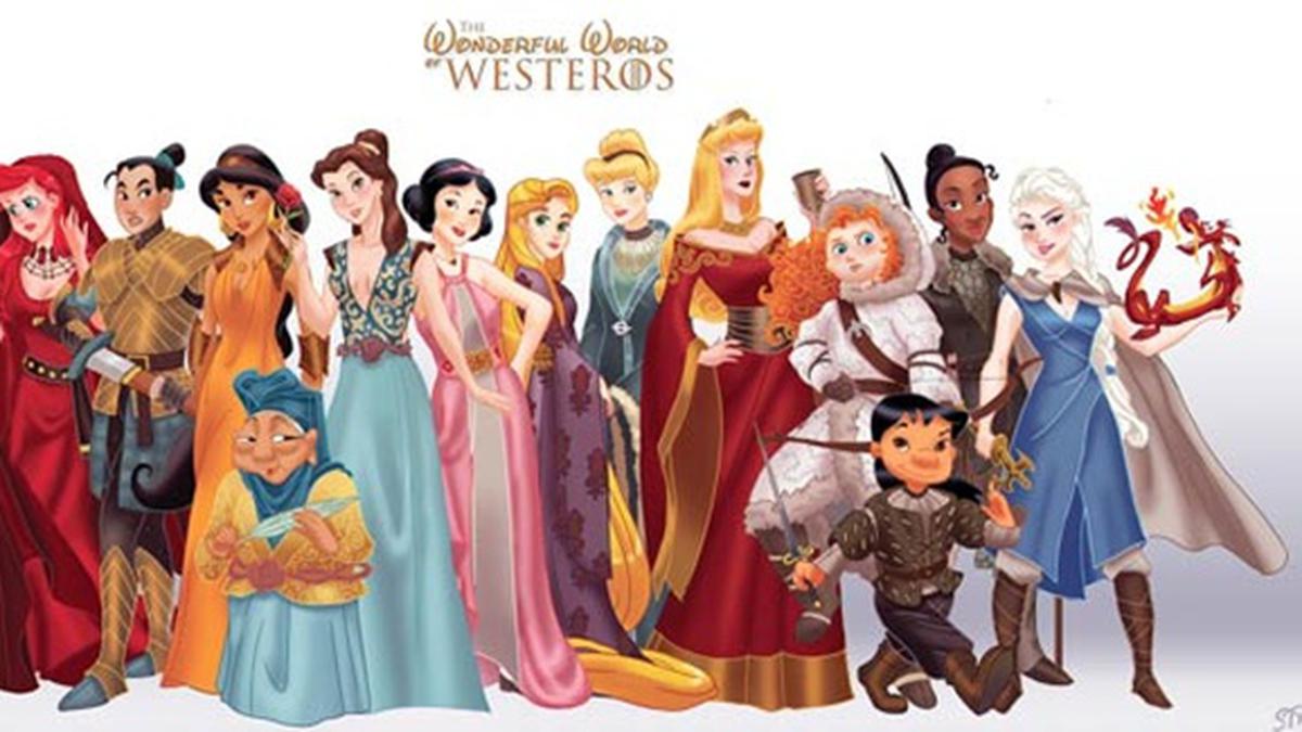 Puteri Disney Bertemu Game Of Thrones, Ini Jadinya