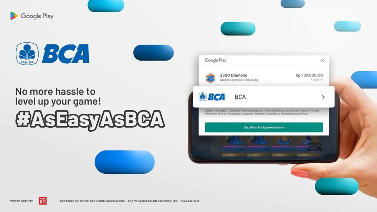 Top Up Game dan Beli Konten di Google Play Bisa Pakai Virtual Account BCA via DOKU - Tekno ...
