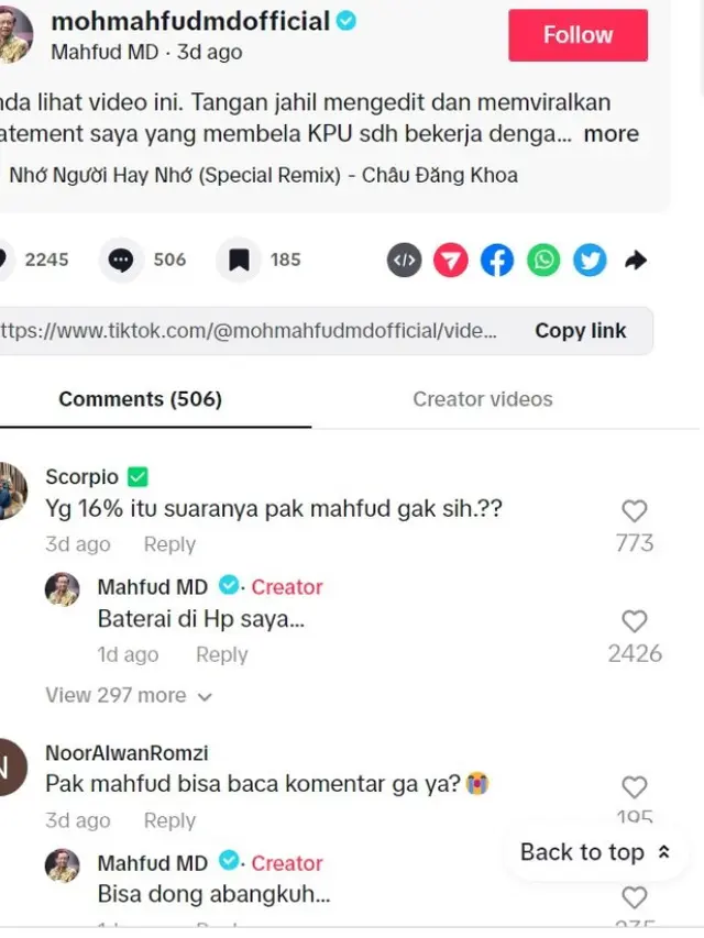 Jawaban Kocak Mahfud MD Saat Digoda Perolehan Suaranya 16 Persen - Lifestyle Liputan6.com