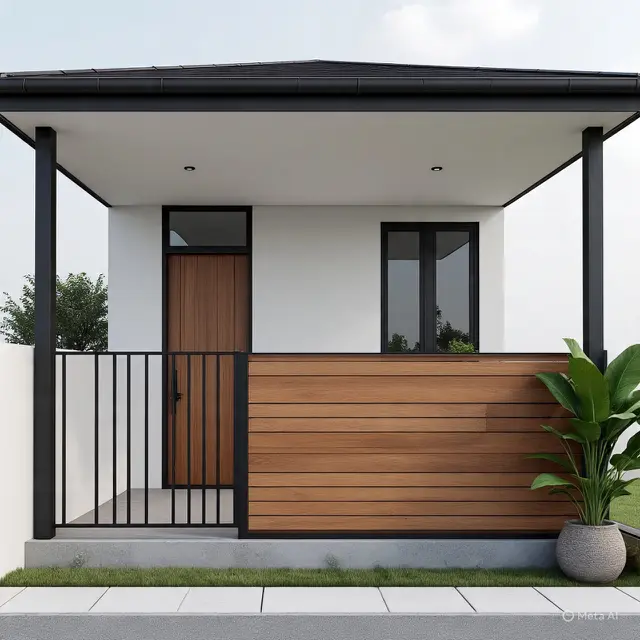 9 Desain Pagar Teras Rumah Minimalis yang Patut Dicoba, Cocok untuk ...