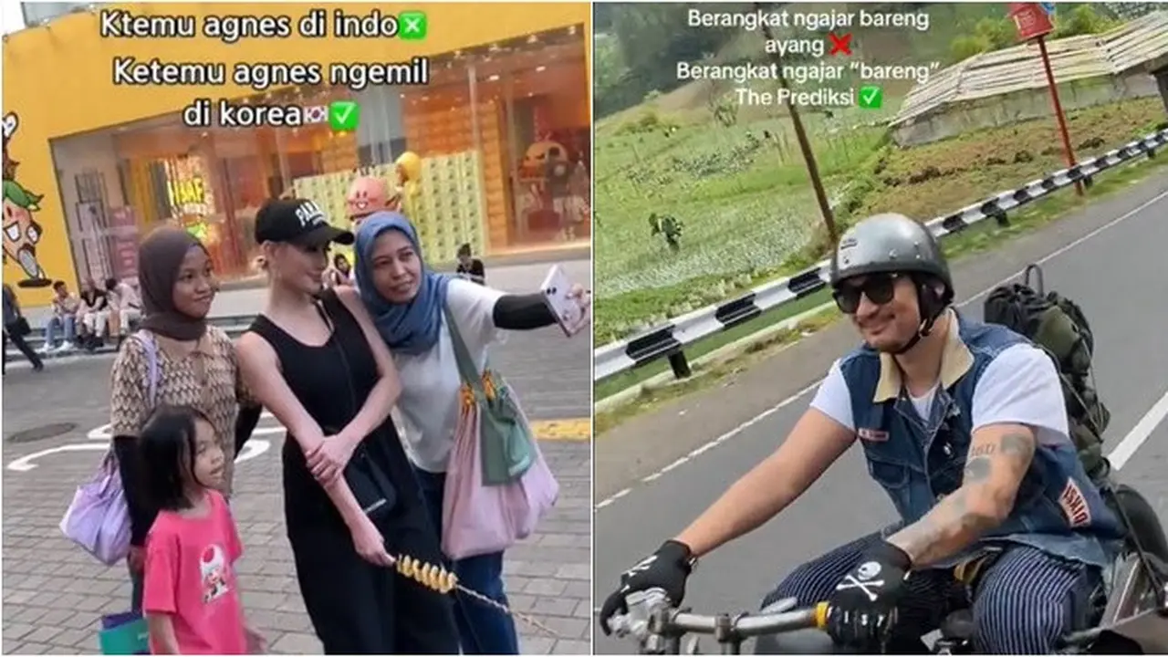 6 Potret Warganet Tak Sengaja Bertemu Artis di Jalan, Bikin Salah Tingkah - Hot Liputan6.com