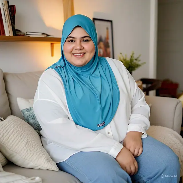 15 Inspirasi Outfit Casual Wanita Hijab Berisi yang Bikin Tampil Menawan - Hot Liputan6.com