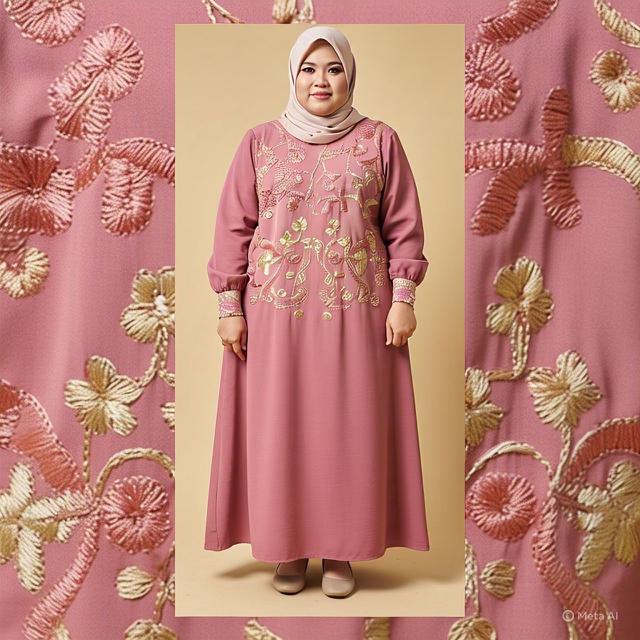 8 ⁠Model Gaun Cantik untuk Badan Gemuk, Siap Tampil Stylish di Momen ...