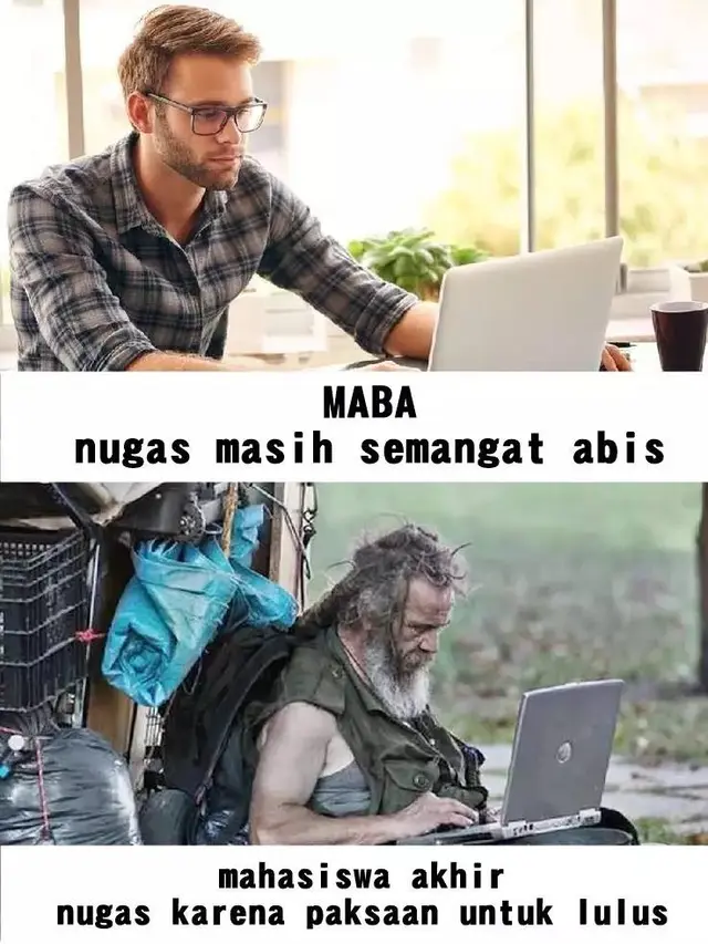 7 Meme Kocak Mahasiswa Baru Vs Mahasiswa Akhir Ini Bikin Nyengir - Hot ...