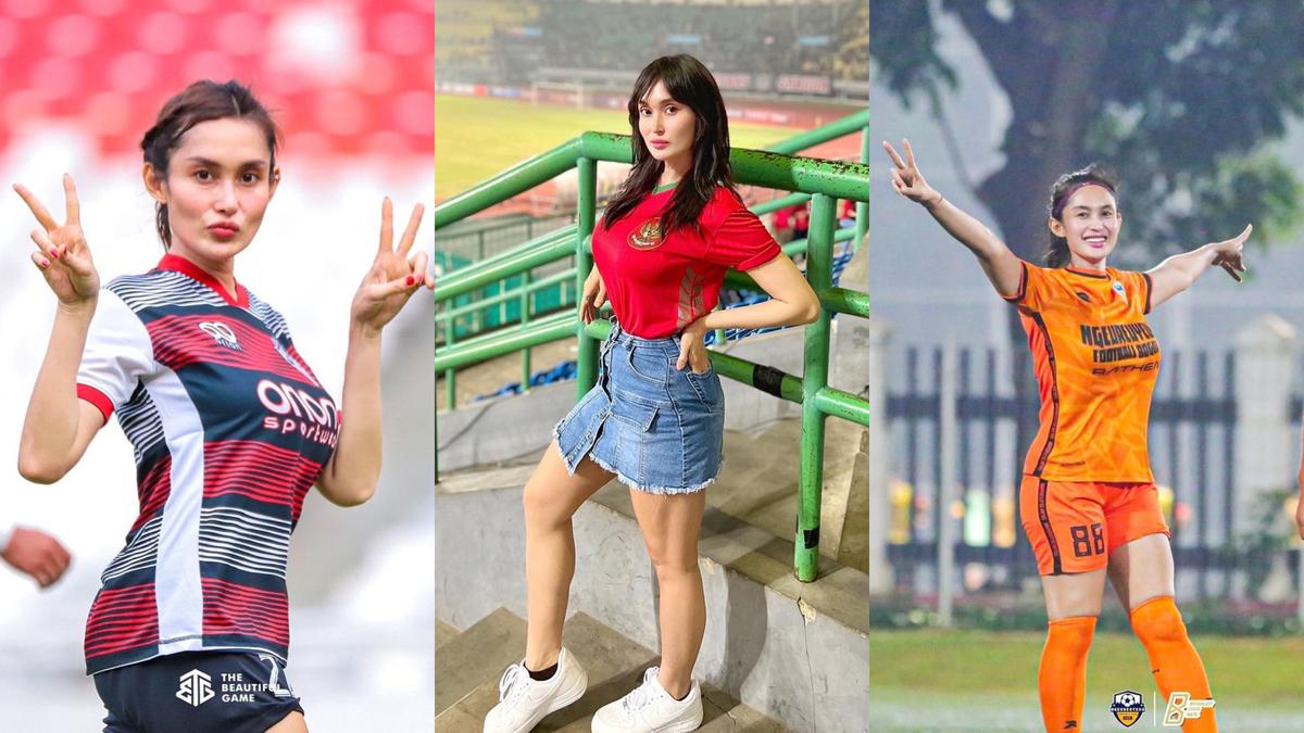 Jadi Presenter Olahraga, Ini Potret Karra Syam dalam Balutan Jersey ...