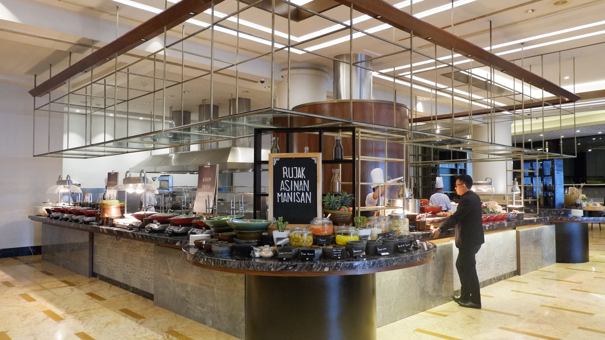 Tampilan Modern nan Elegan Sailendra Restaurant di JW Marriott Hotel ...