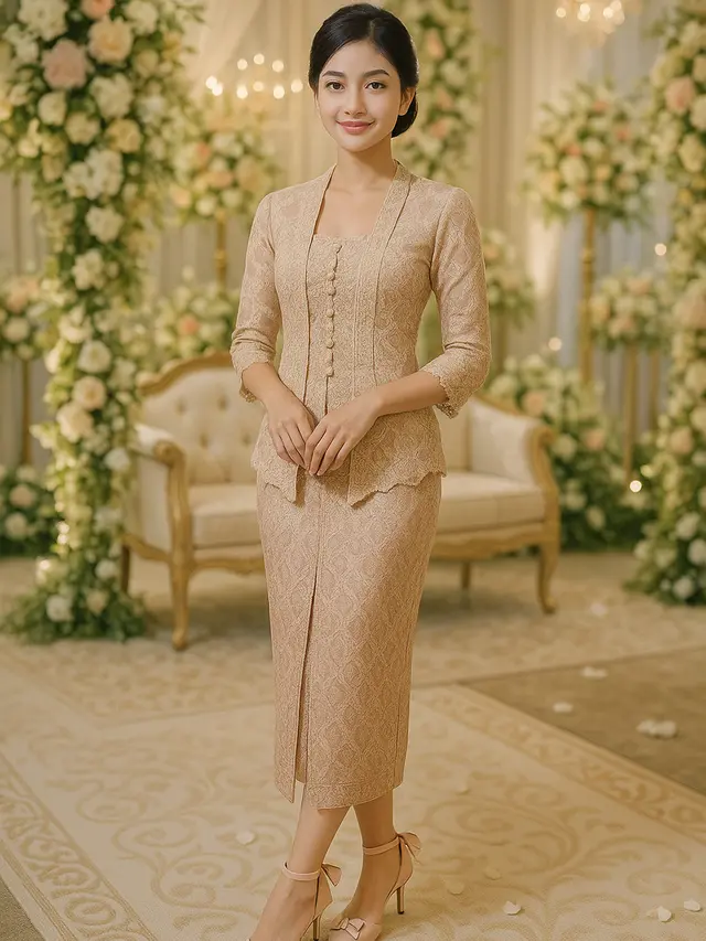 8 Padu Padan Sandal dan Kebaya Batik untuk Hadiri Pesta Akad, Simpel ...
