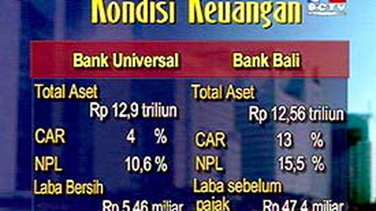 Aktivitas Bank Bali dan Universal Normal - News Liputan6.com