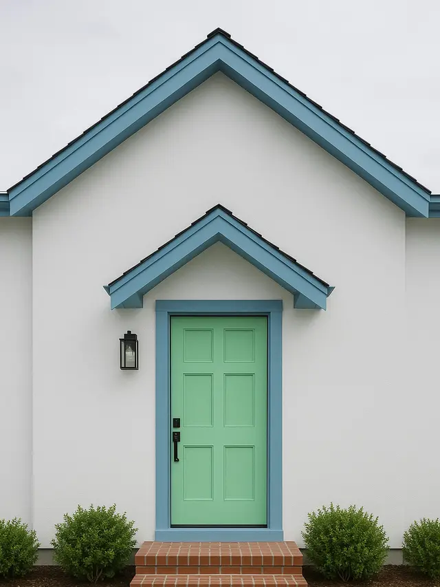 7 Inspirasi Warna Cat Pintu Depan Rumah Minimalis, Bikin Tampilan ...