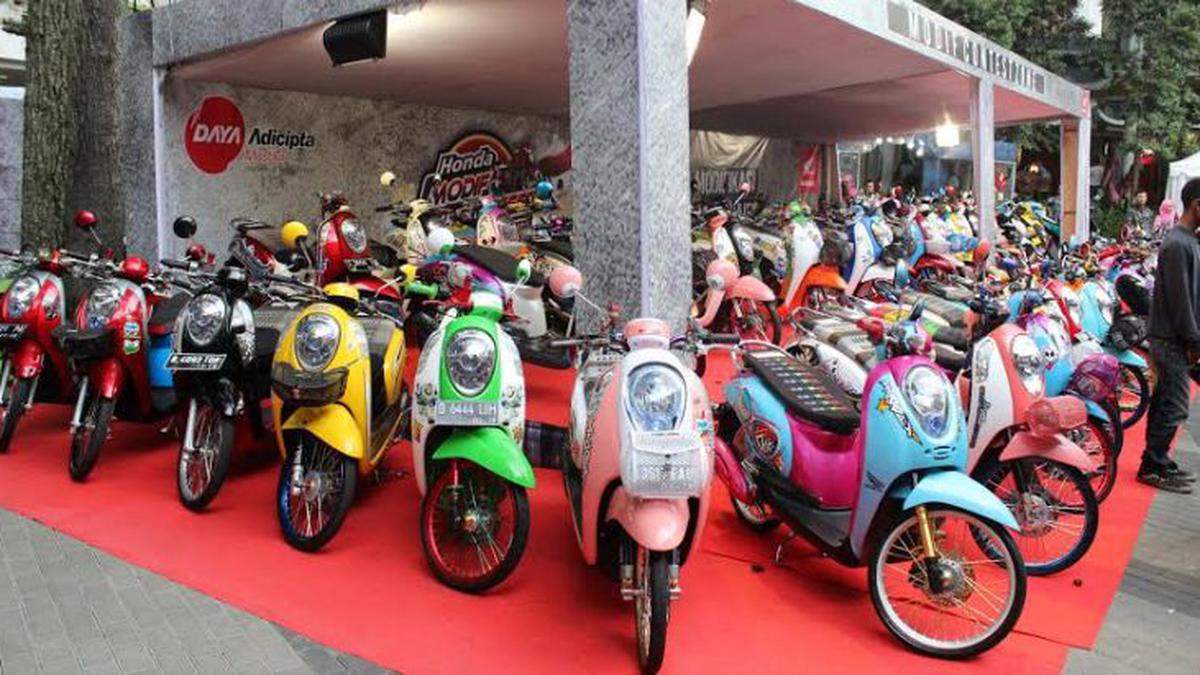 Ratusan Motor Modifikasi Ramaikan Honda Modif Contest Bandung ...
