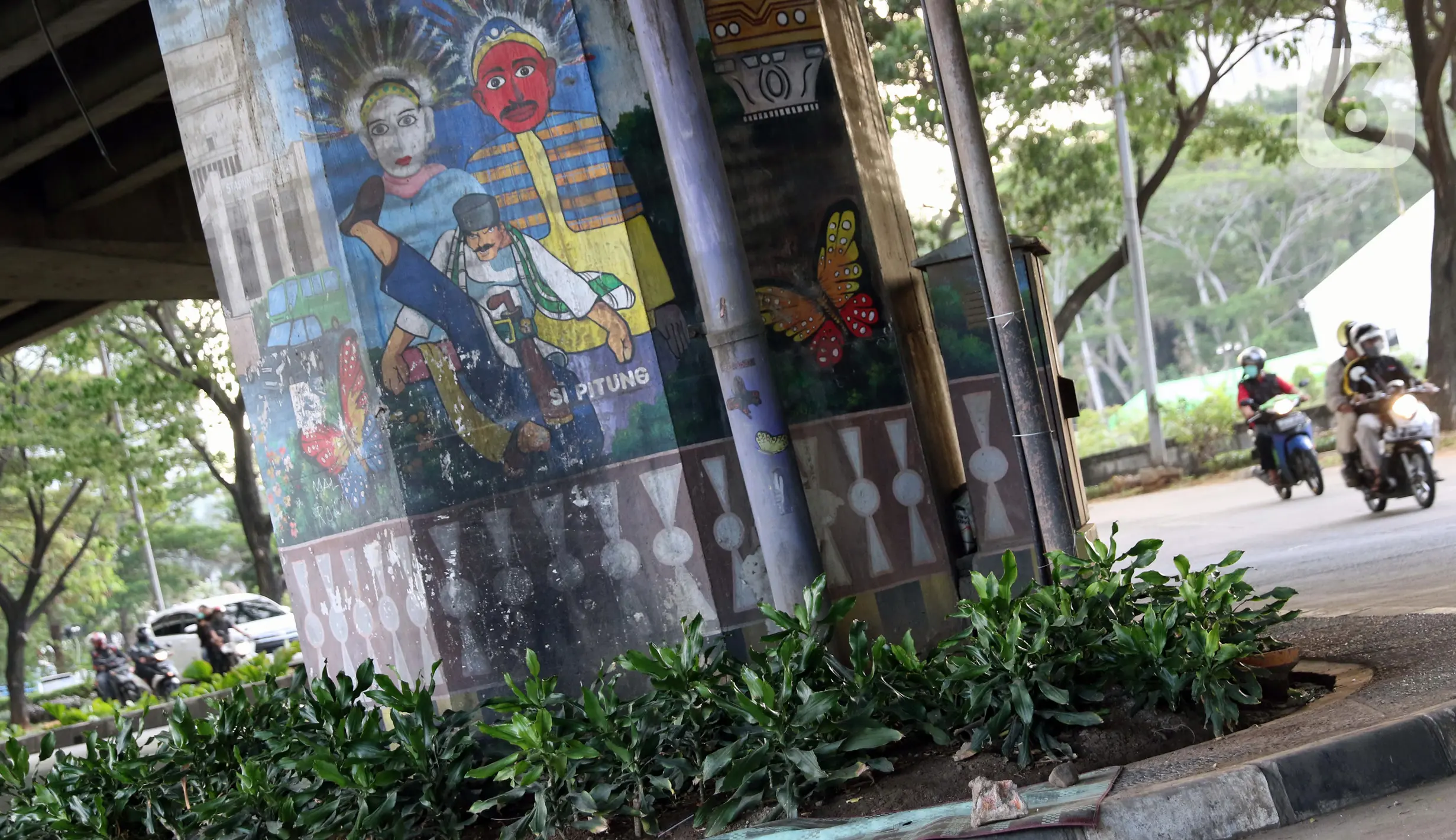 FOTO: Mural yang Dulu Menghiasi Jalan Ancol Timur Kini Kotor Berdebu ...