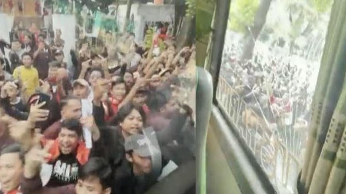 Viral Detik-detik Bus Timnas Thailand Dilempari Batu di GBK, Bikin ...