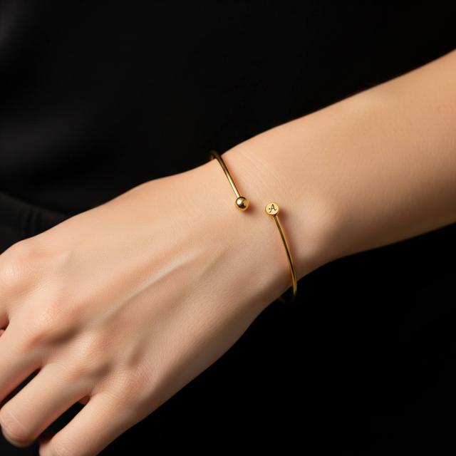 12 Model Gelang Emas Sederhana Custom dengan Nama Sendiri Paling ...
