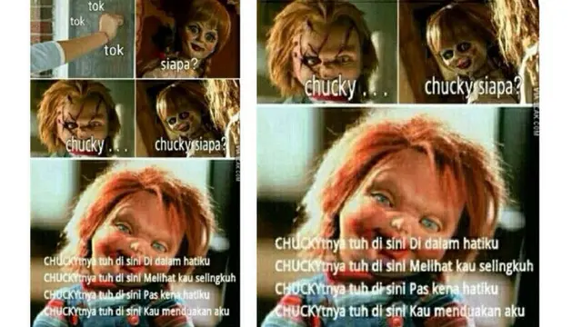 6 Meme 'Sakitnya Tuh Di Sini', Mana yang Anda Suka? - ShowBiz Liputan6.com