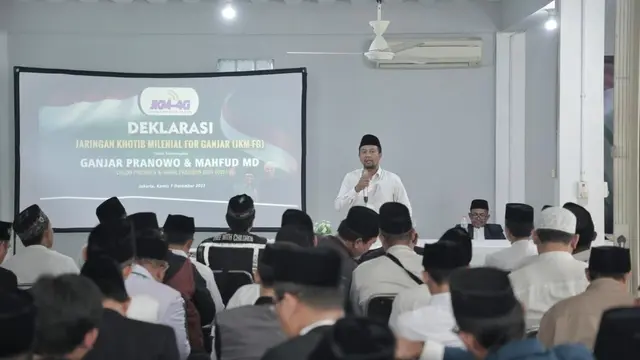 Satu Suara, Khatib Milenial Se-Jabodetabek Deklarasi Dukungan untuk Ganjar-Mahfud - Pemilu ...