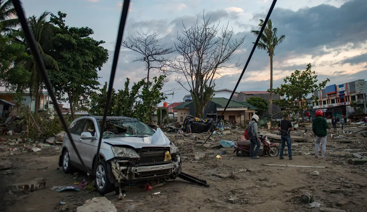 FOTO: Sisa-Sisa Keganasan Tsunami di Kota Palu
