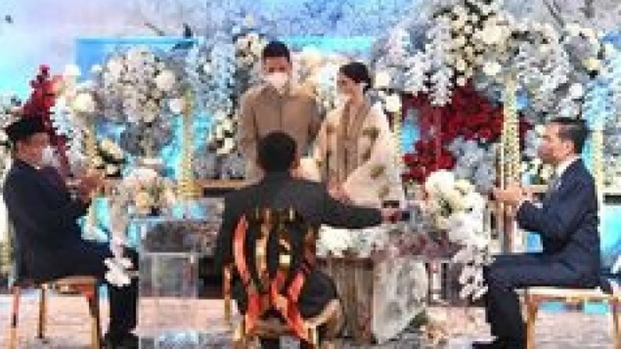 Dihadiri Presiden Jokowi, Ini Potret Pernikahan Dua Anak Bos TV Jessica ...