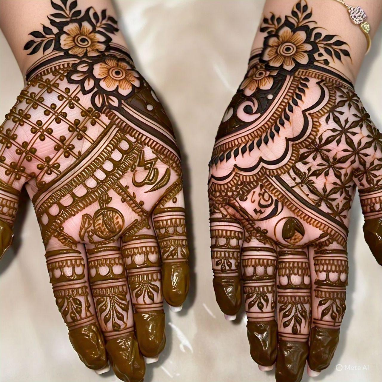 15 Desain Henna Simple dan Penuh Makna, Mudah Dibuat dan Memukau