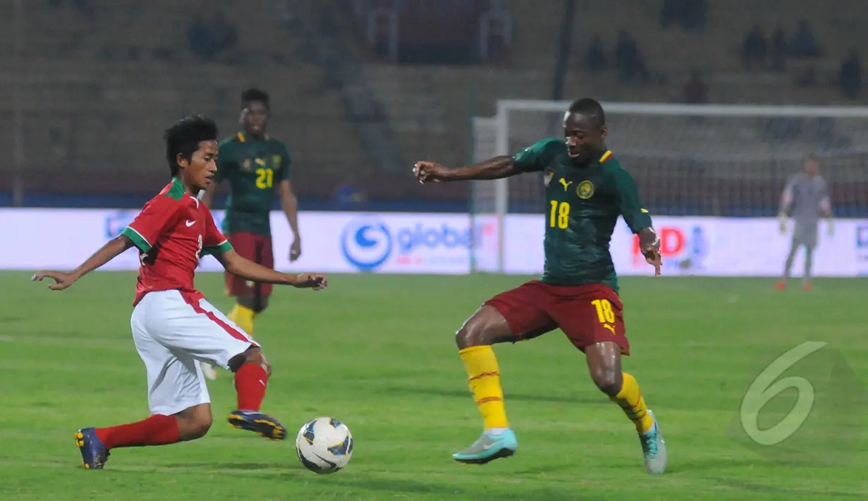 Kamerun Tekuk Timnas Indonesia - Foto Liputan6.com