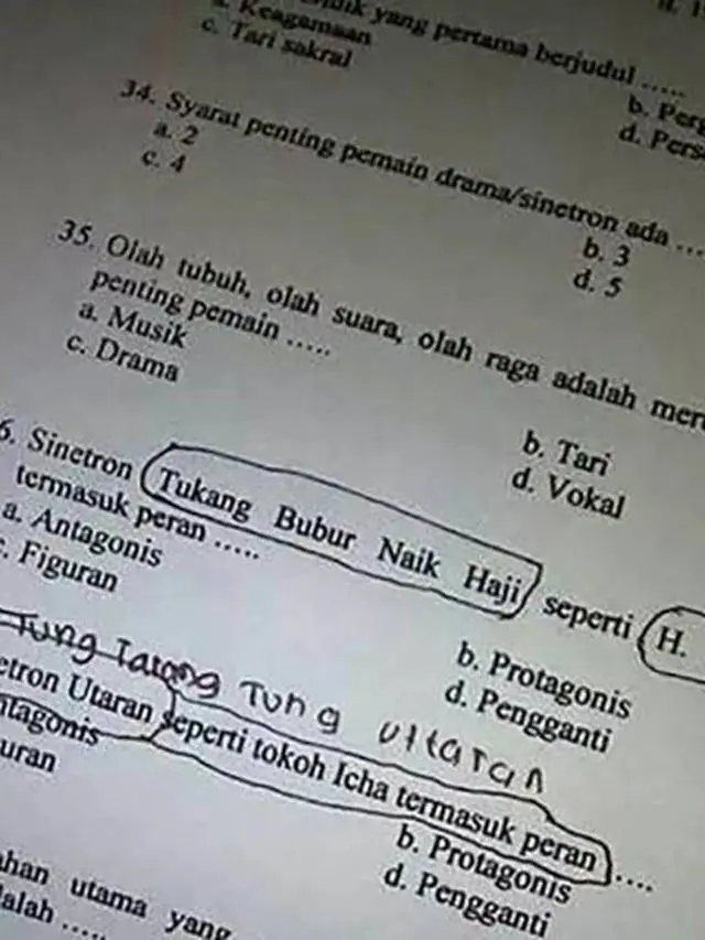 10 Potret Soal LKS Nyeleneh Anak Sekolah, Malah Bikin Bingung - Hot ...