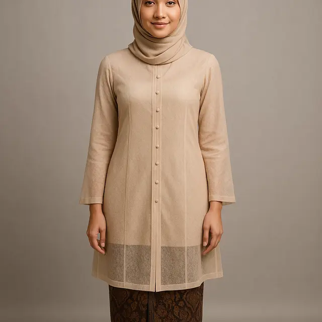 7 Model Kebaya Panjang Kancing Depan yang Trendi dan Anggun, Cocok ...