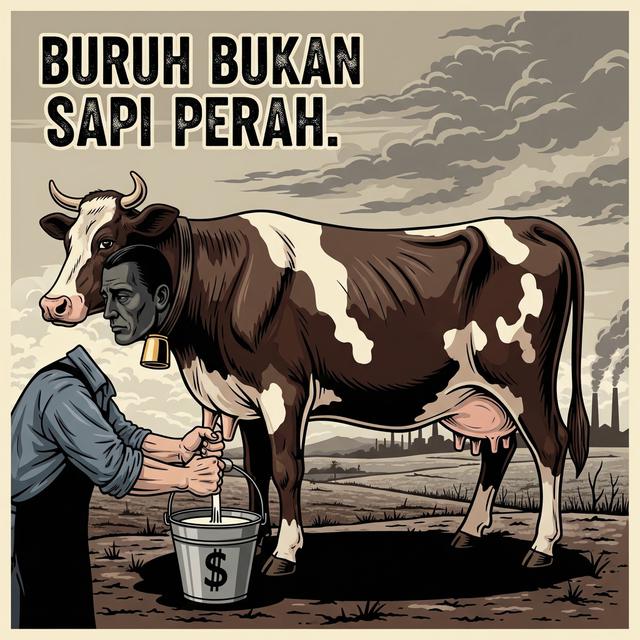 10 Contoh Poster Hari Buruh, Suara Aspirasi Pekerja yang Menggugah