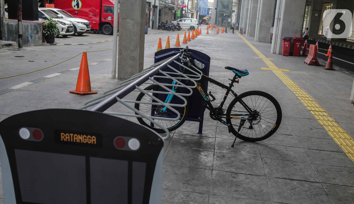 FOTO: Akhir 2019, Parkir Sepeda Bakal Tersedia di Stasiun MRT dan Halte ...