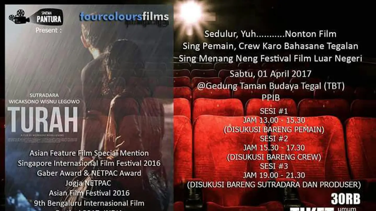 Sukses di India dan Singapura, Film Turah Baru Diputar di Tegal ...