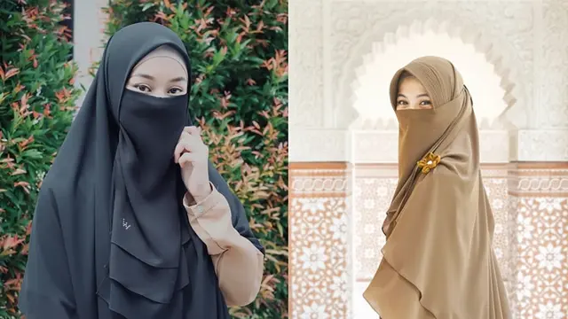 Potret 7 Artis saat Kenakan Cadar, Tuai Banyak Pujian - Hot Liputan6.com