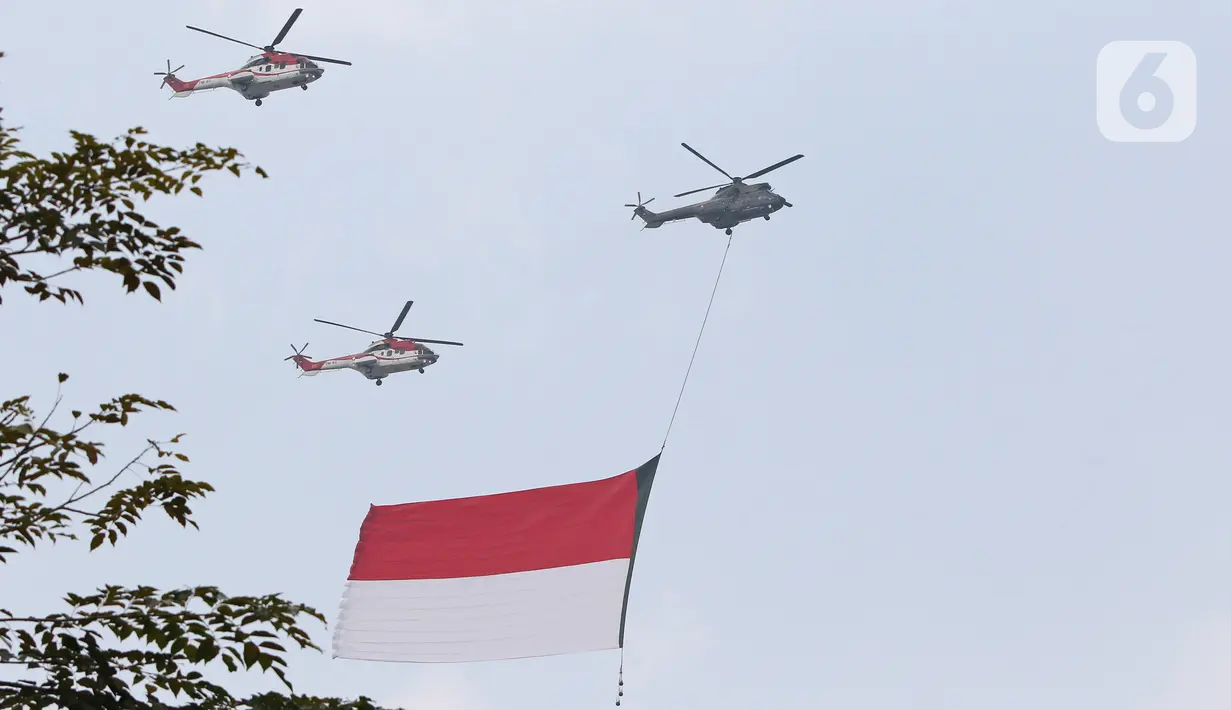 FOTO: Aksi Delapan Pesawat Tempur TNI AU Peringati HUT ke-76 RI - Foto ...