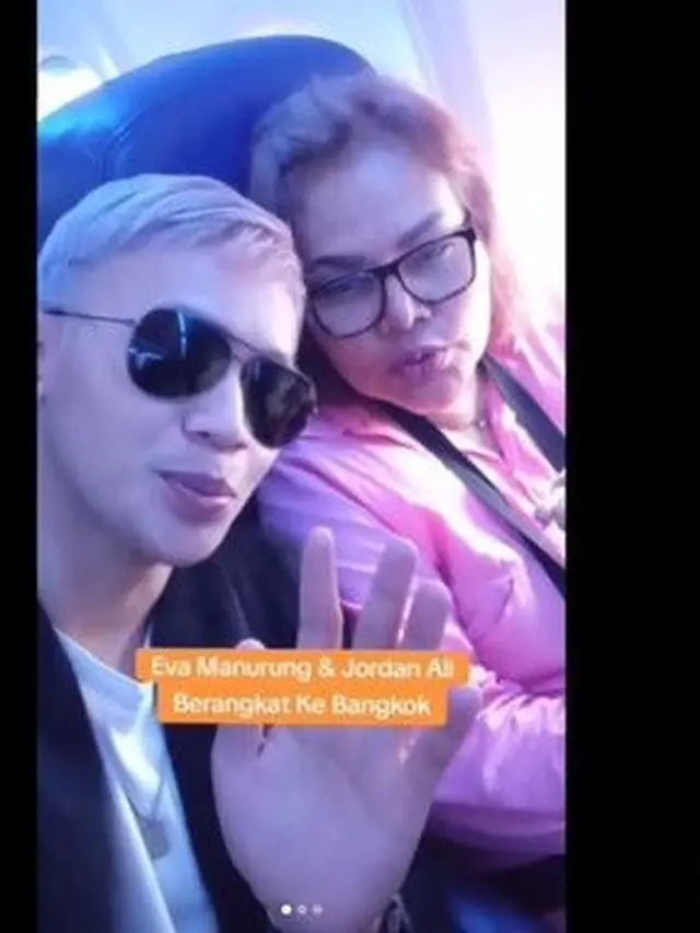 Jordan Ali dan Eva Manurung Makin Mesra, Nekat Jalan-Jalan ke Thailand ...